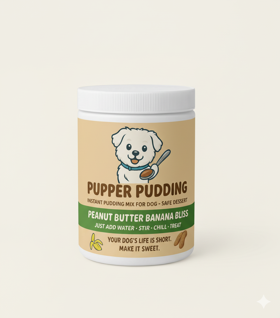 Pupper Pudding - Healthy, Delicious Dog Pudding Treats | Plant-Based ...